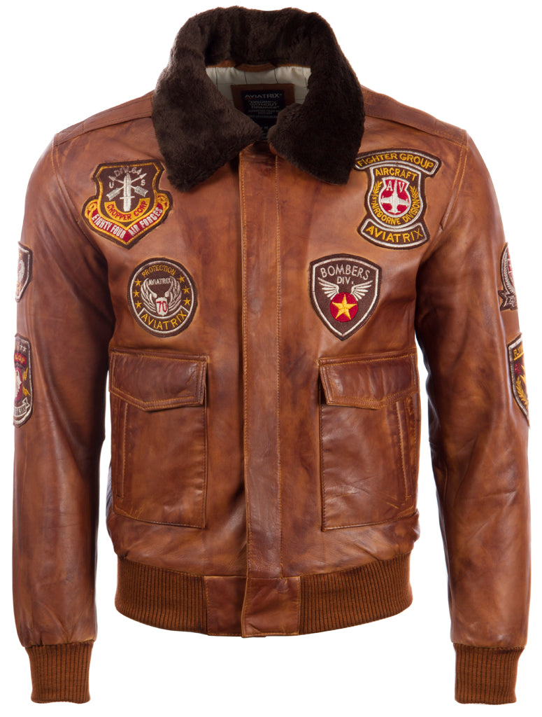 JWR3 Men's Aviator Bomber Jacket - Nevada Timber – Aviatrix